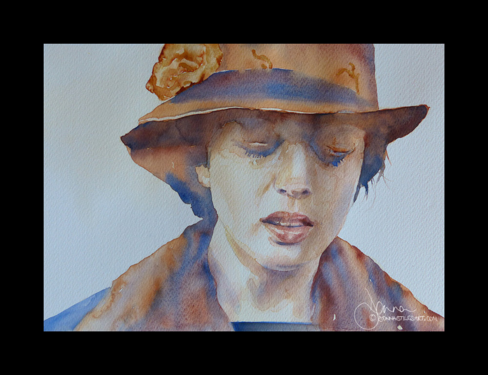 Watercolor Painting Portrait
